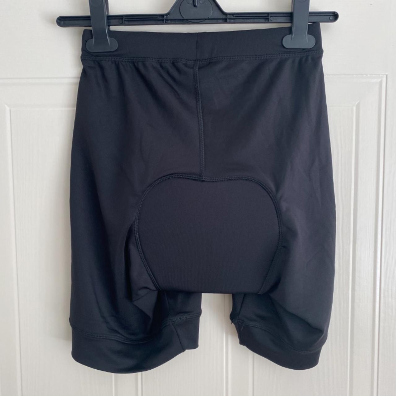 Padded cycle shorts, Black cycle shorts with padded... - Depop