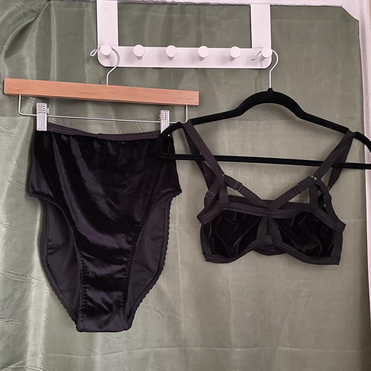 Solstice Intimates Bralette and Cheeky Underwear Set... - Depop