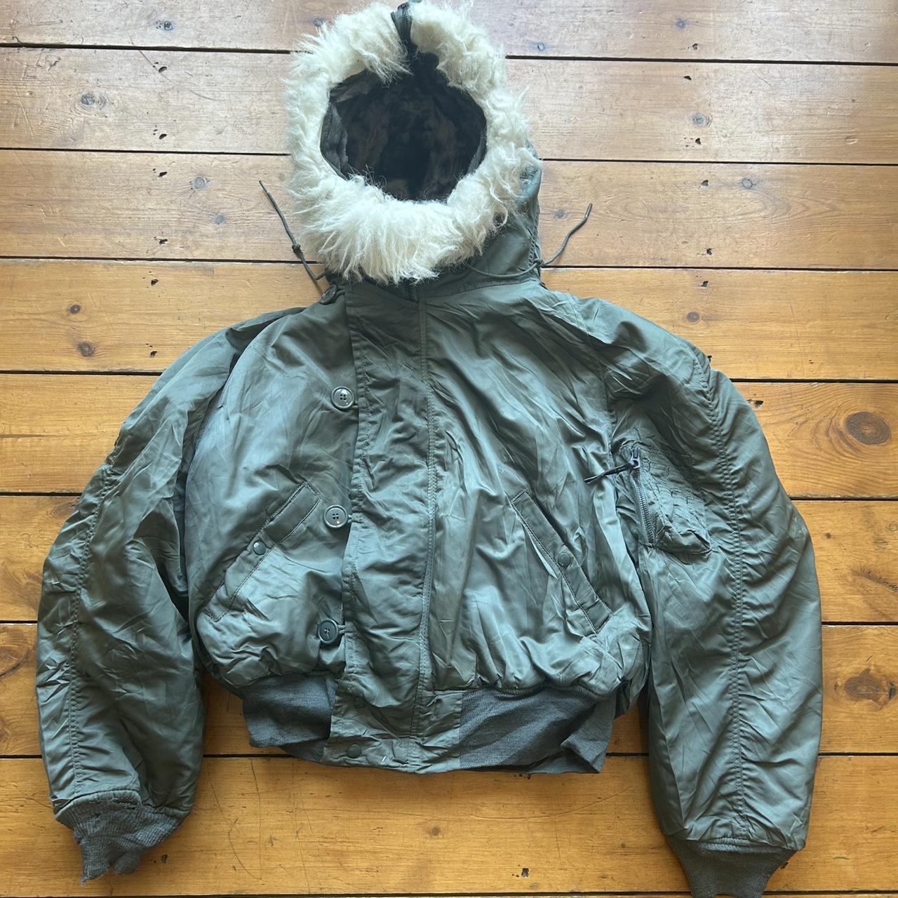 80’s N-2B Bomber Jacket Size XL 1982 N2B usaf cold... | Depop