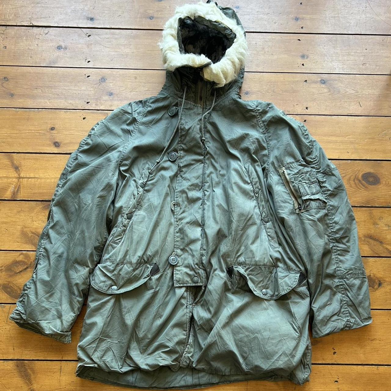 80’s N-3B Parka jacket Size Large 1980’s N3B USAF... | Depop