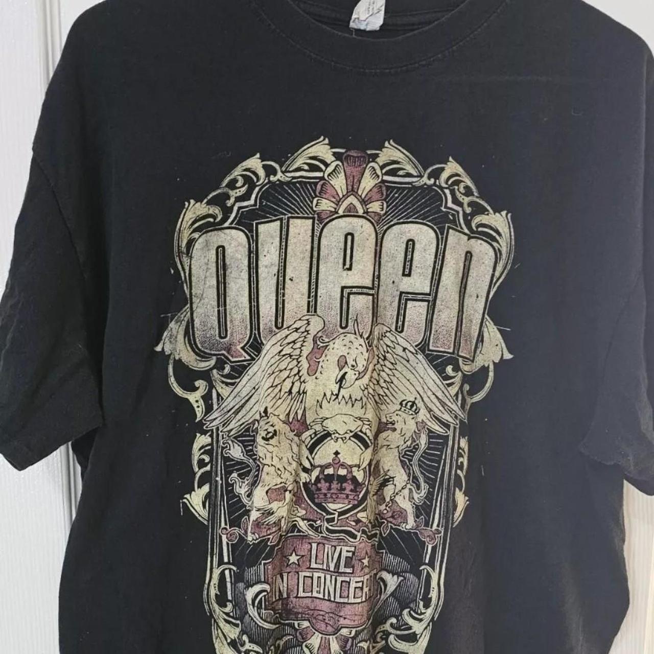 official Queen band tee mens XL tshirt black with... - Depop