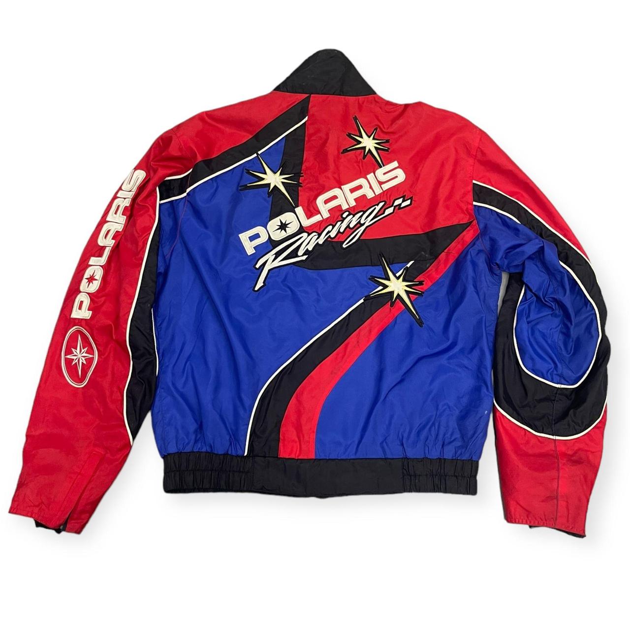 Polaris Racing Jacket in Red & Blue - XL Genuine... - Depop