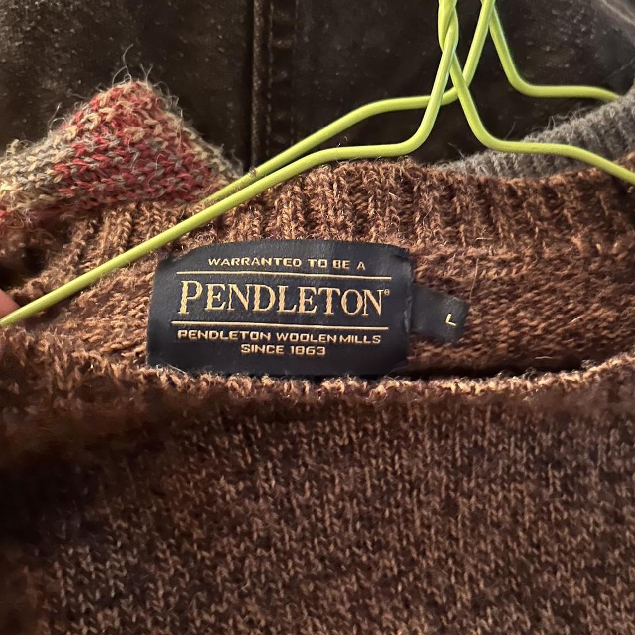 Wool Pendleton sweater • pretty lightweight • good... - Depop