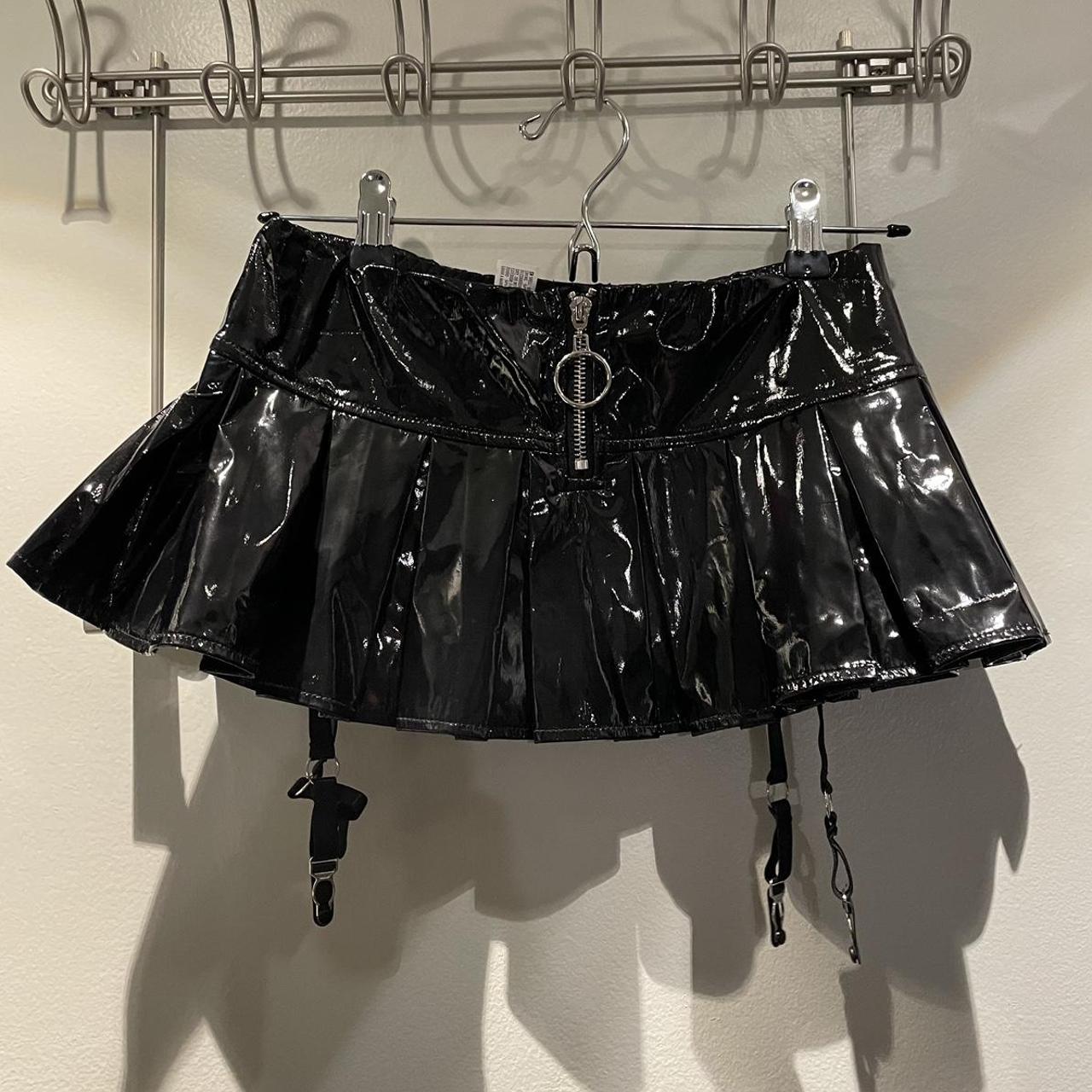 Fredricks of Hollywood micro mini goth skirt New... - Depop