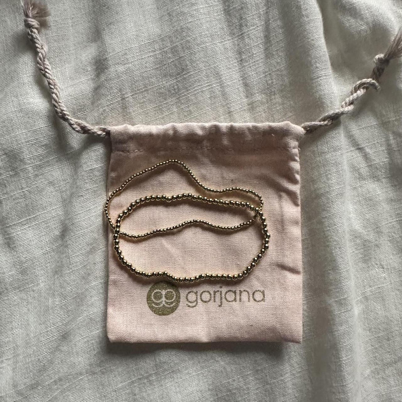 Gorjana beaded gold bracelets, these are gold plated... - Depop