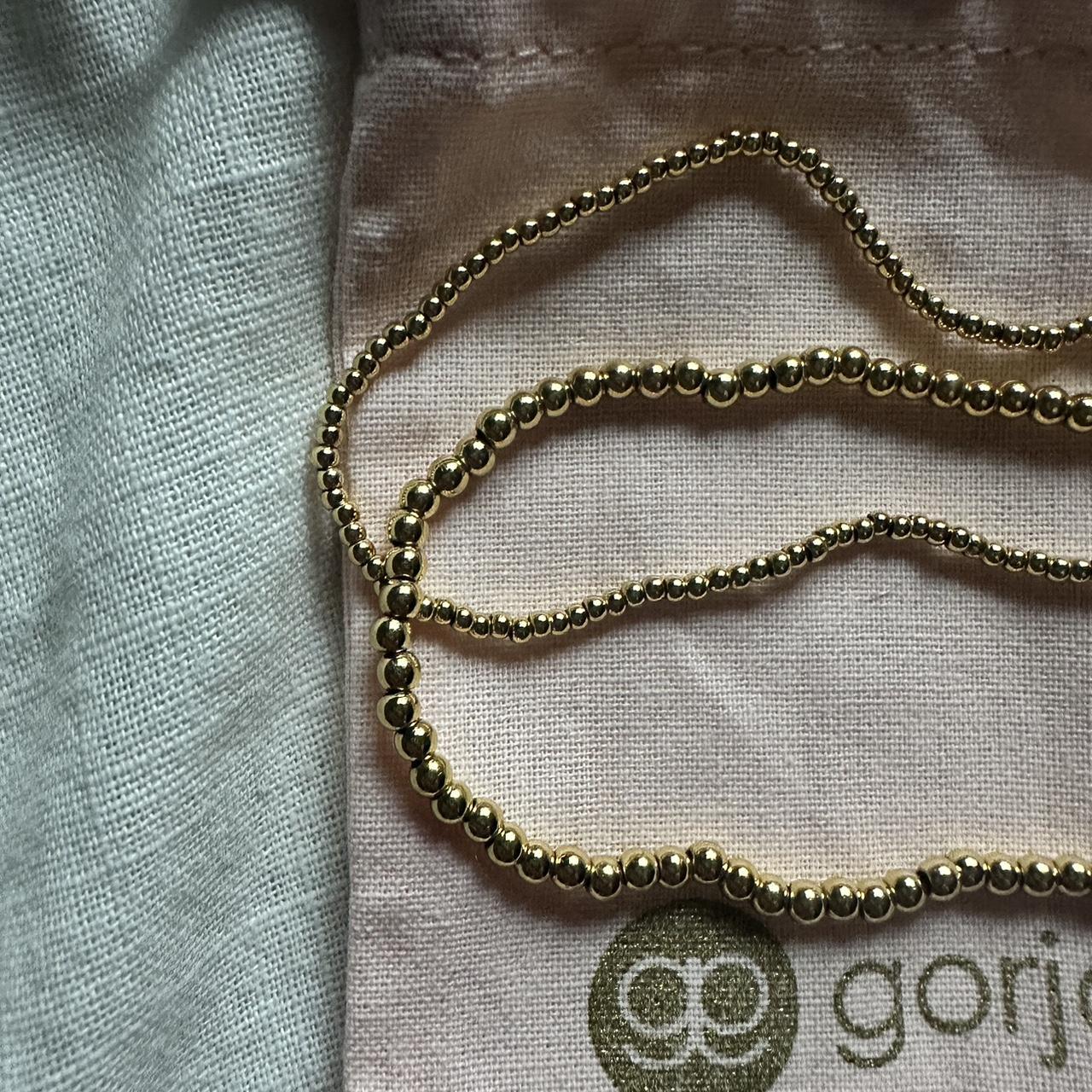 Gorjana beaded gold bracelets, these are gold plated... - Depop