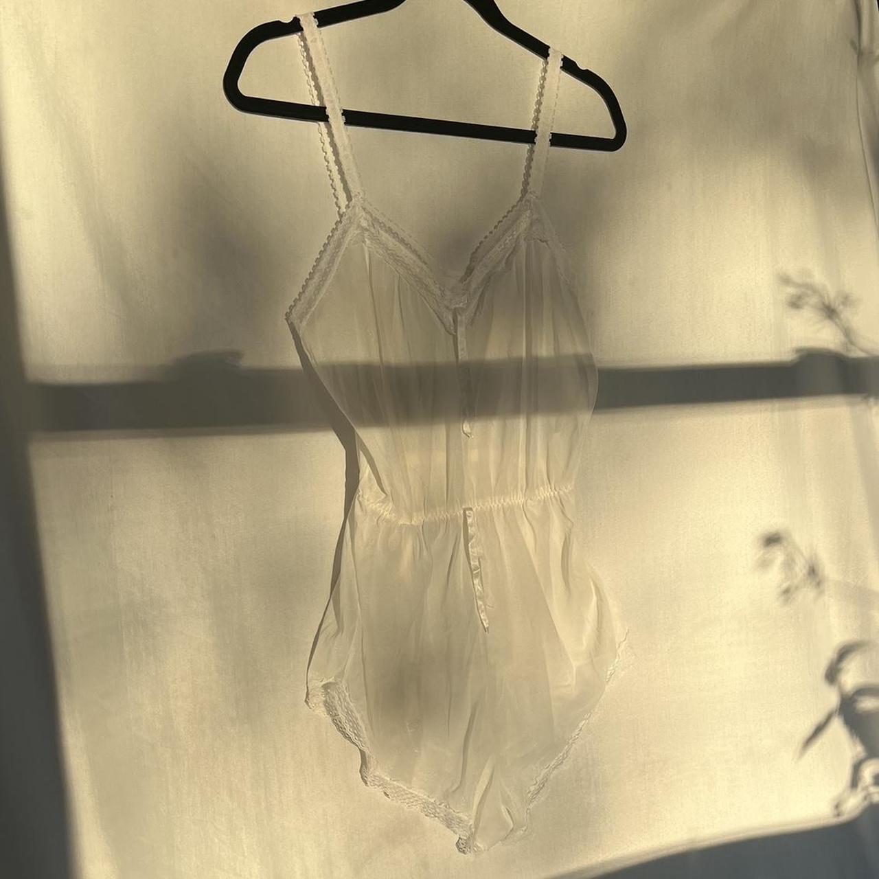 Vintage Formfit nighty romper -USA made, size S... | Depop