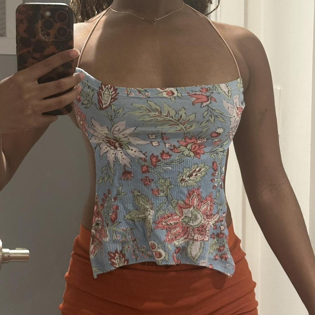 Kiki the brand spring flora top in XS/S Only worn... | Depop