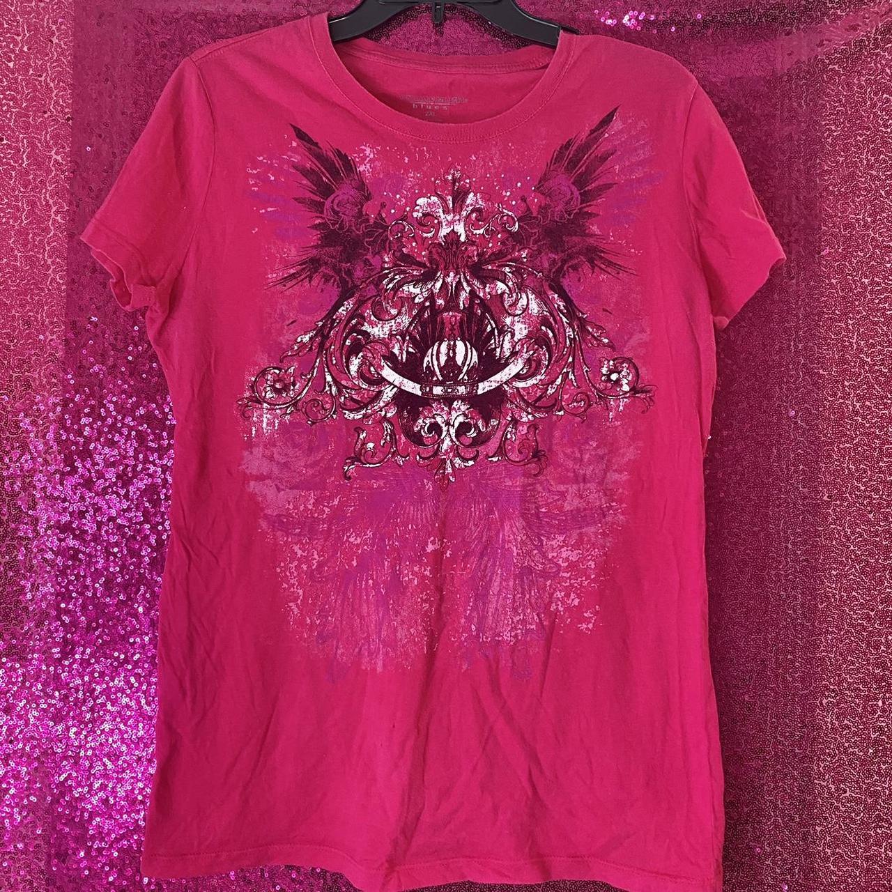 Wrangler hot pink tee - Depop