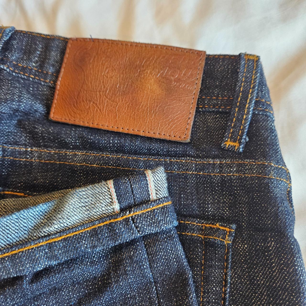 Naked and Famous Firebird Selvedge Denim in the... | Depop