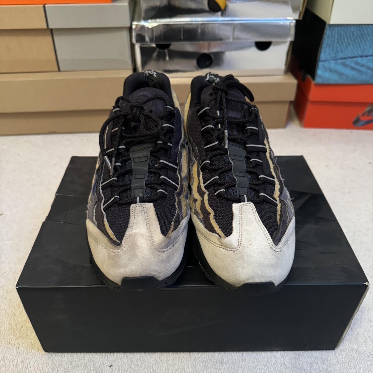 Nike X CDG air max 95 grey colourway Size UK... - Depop