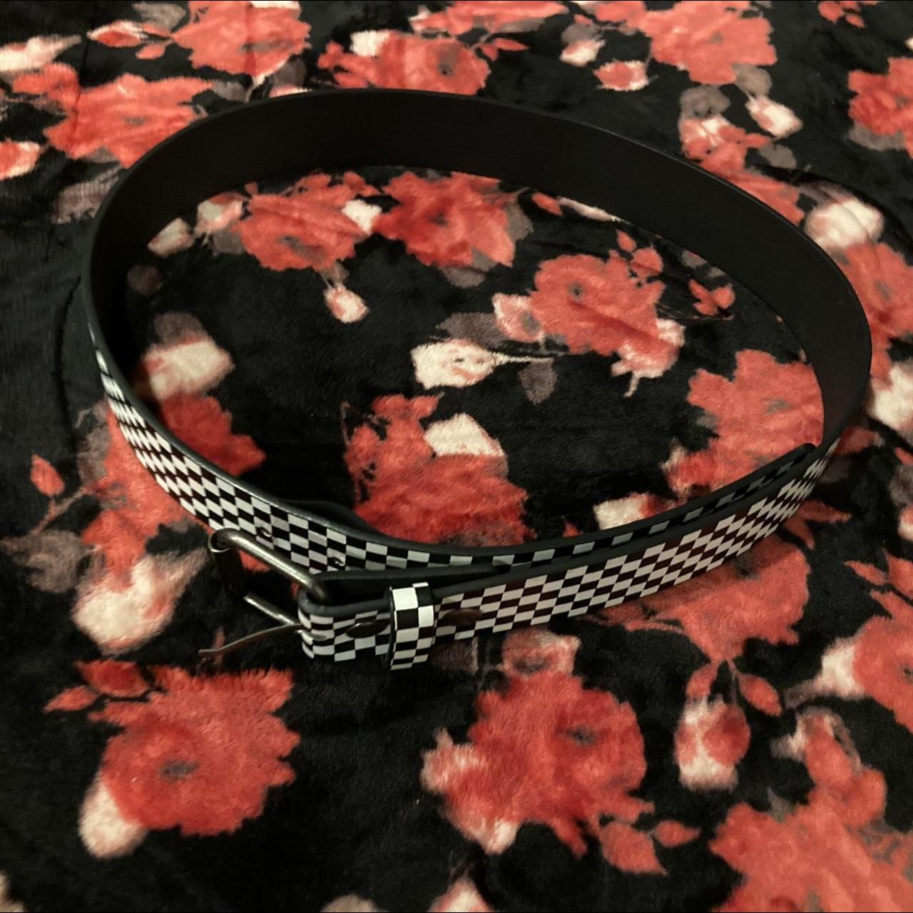 Hot Topic checkered belt Size M #HitTopic #Emo... - Depop