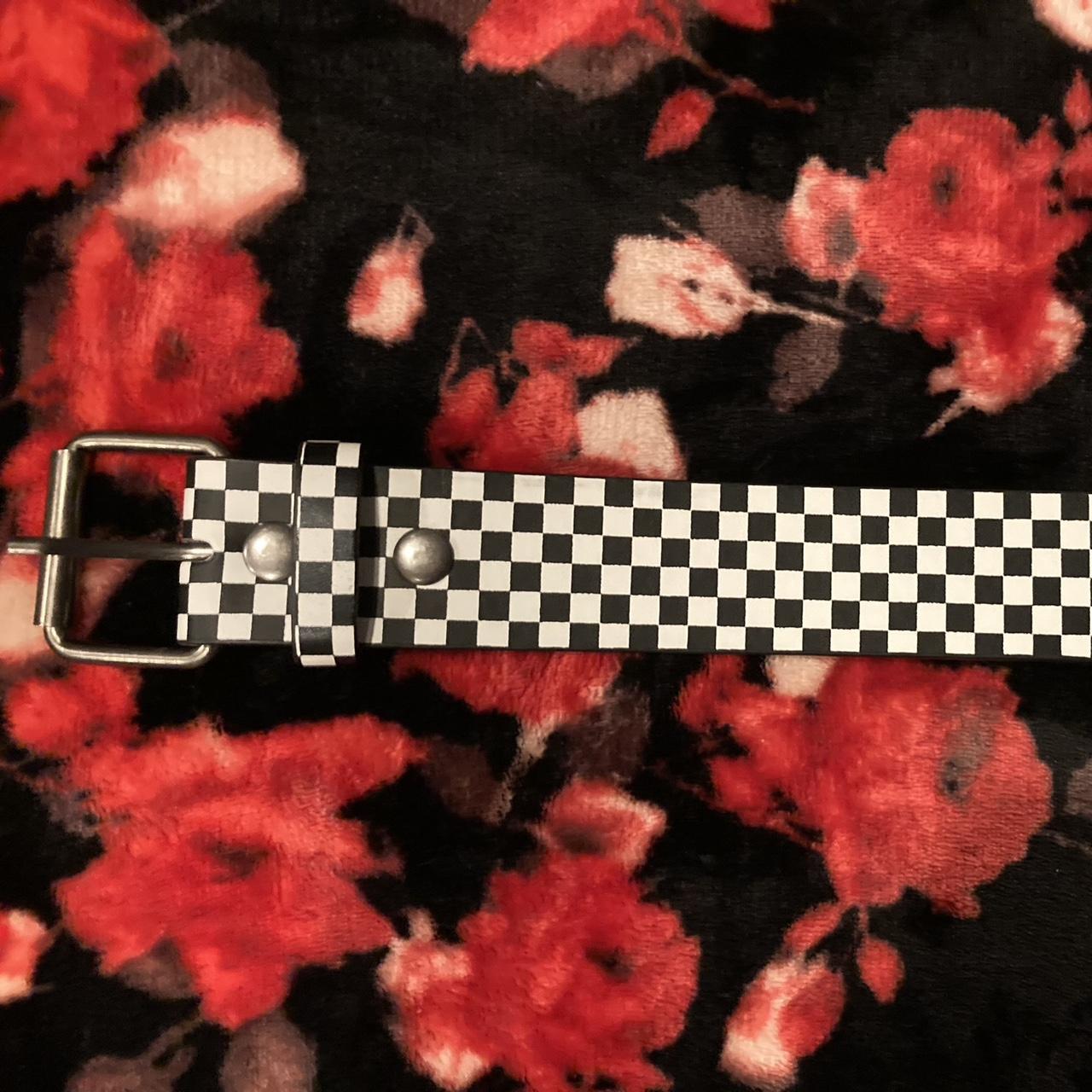 Hot Topic checkered belt Size M #HitTopic #Emo... - Depop
