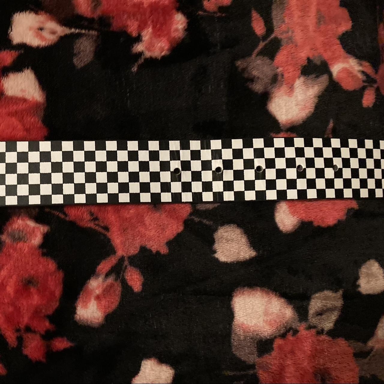 Hot Topic checkered belt Size M #HitTopic #Emo... - Depop