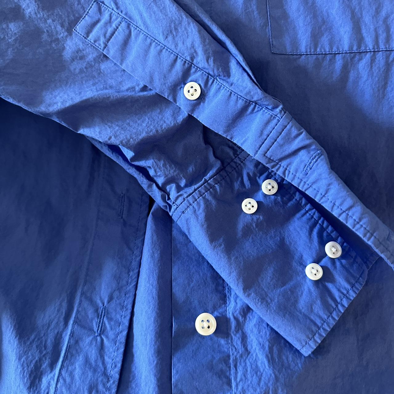 COS Blue button up. 100% cotton. Lightly... - Depop