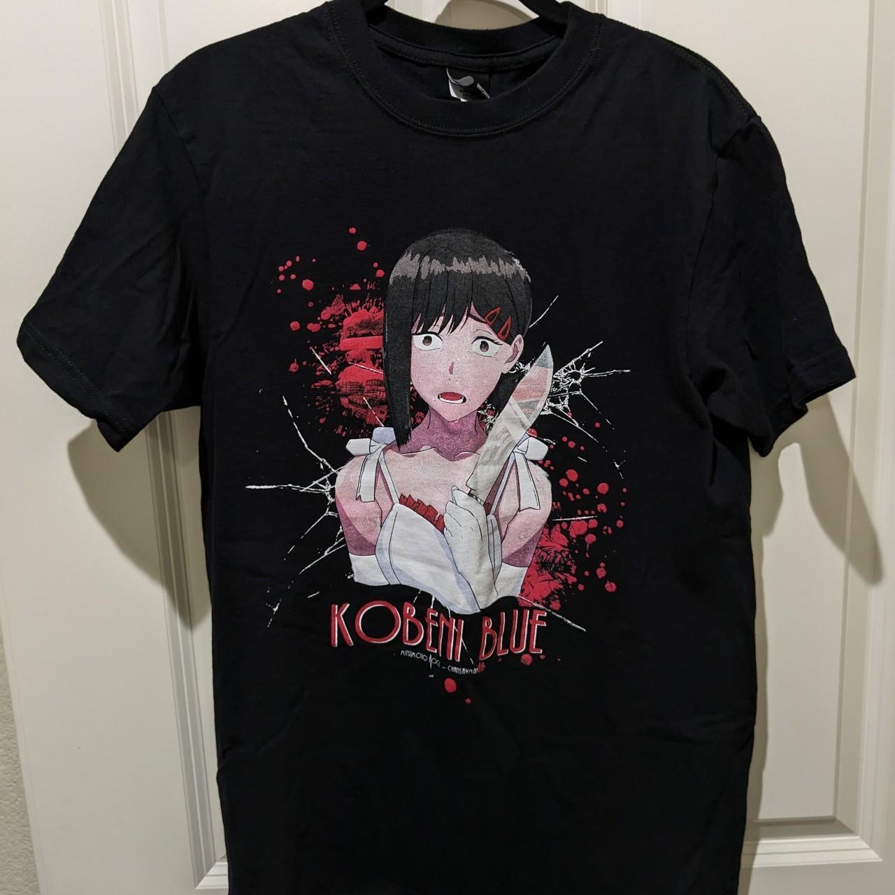 Mitsumono kobeni Blue anime bootleg t... - Depop