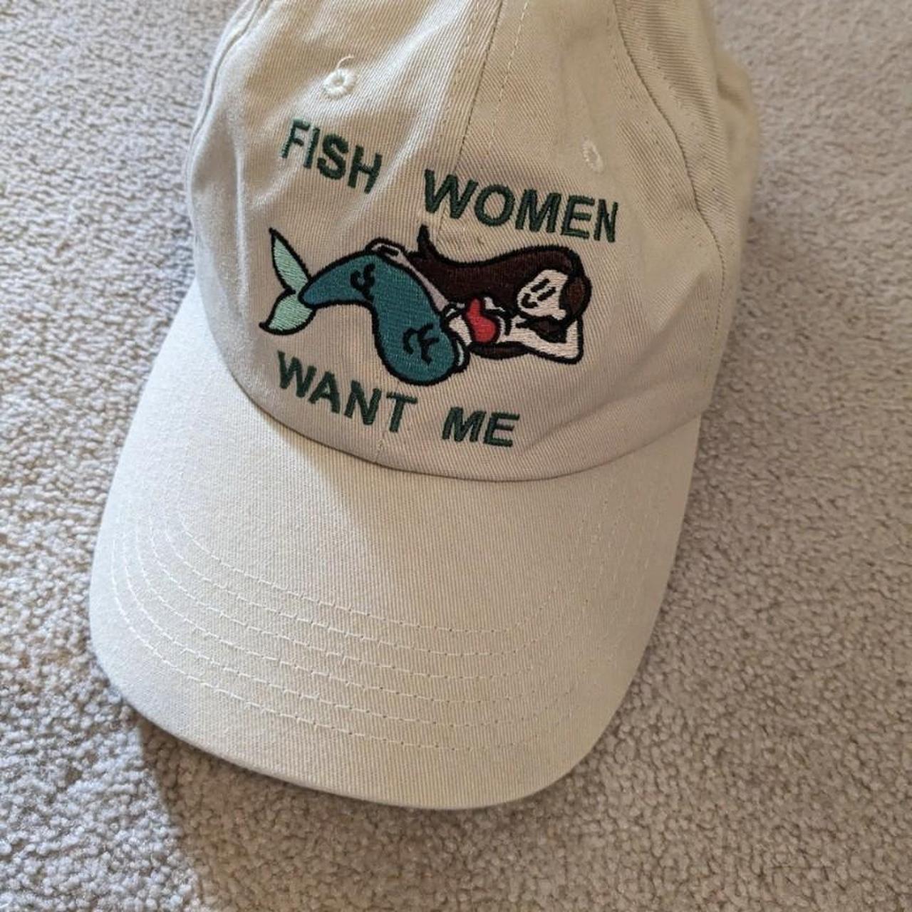 Hitsuji goods hat FISH WOMEN WANT ME Hitsuji Goods... - Depop
