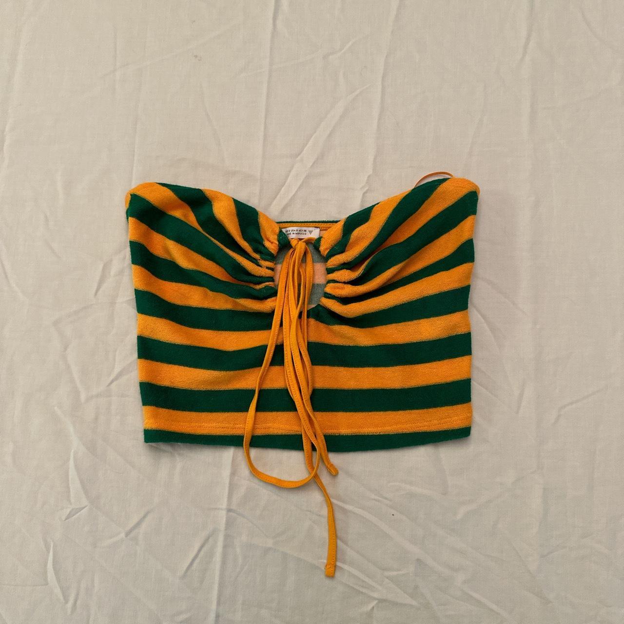 The perfect terry cloth tube tie top! (From Zara) so... - Depop