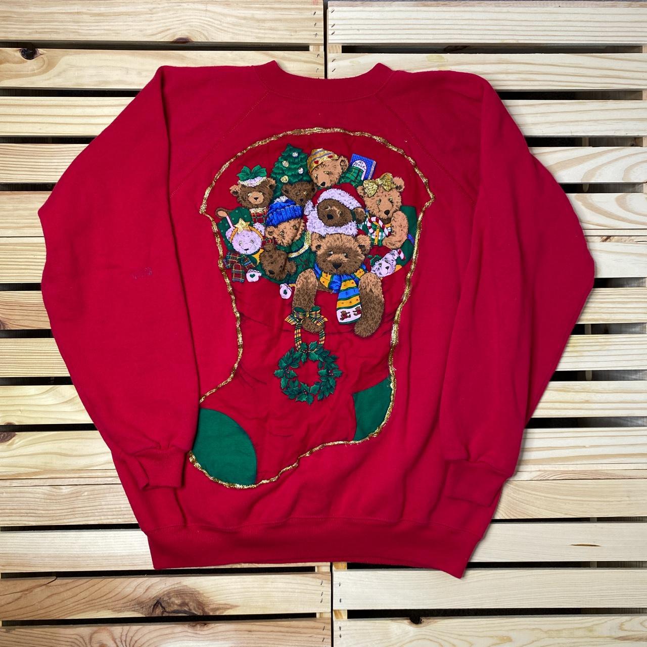 Vintage Hanes Activewear x Christmas-Theme Stocking... - Depop