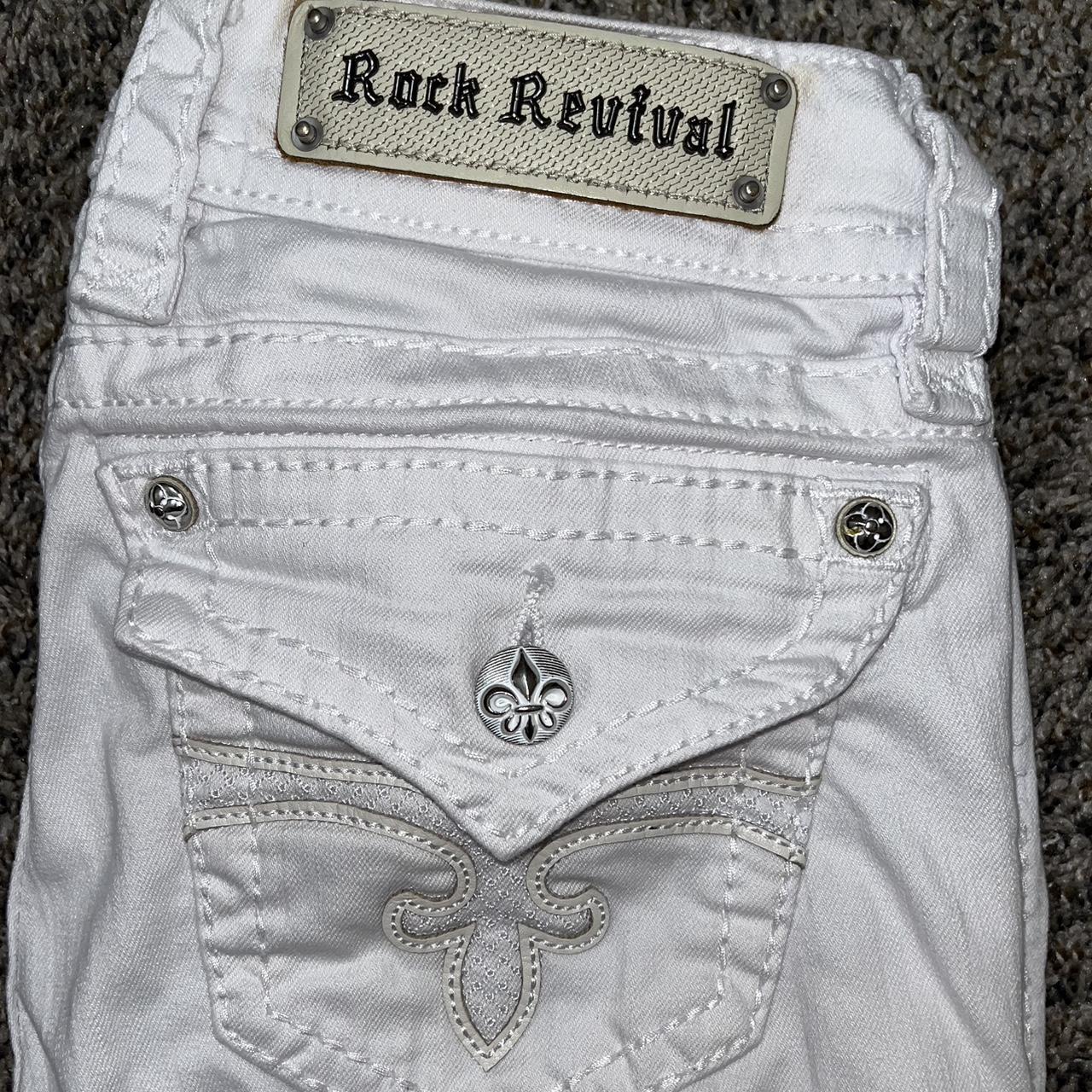 White rock revival jeans size 29 straight leg... - Depop