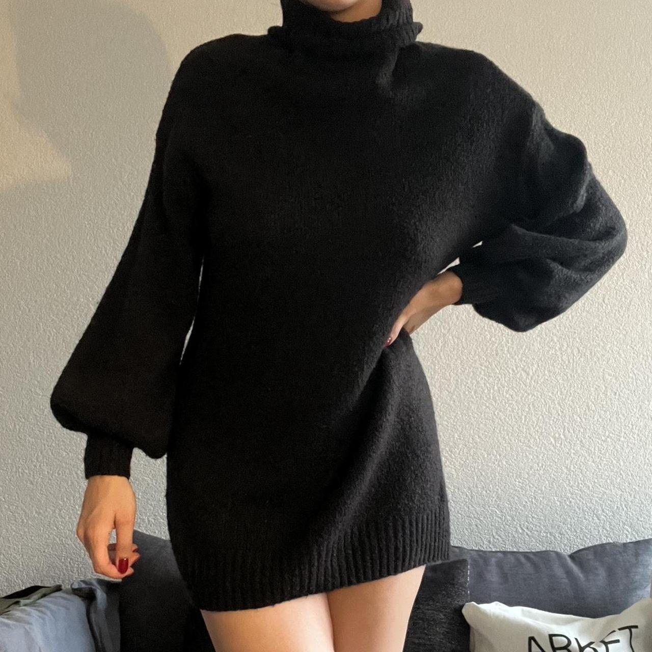 Black dress Monki Size M MESSAGE ME BEFORE BUYING... - Depop