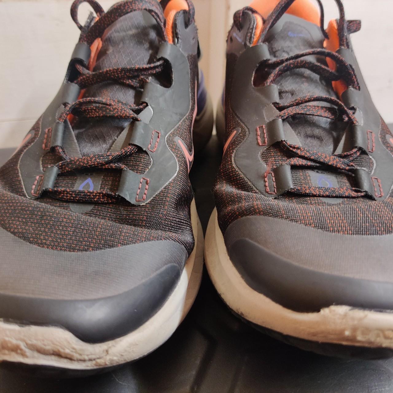 nike react miller 2 shield trainers black running... - Depop