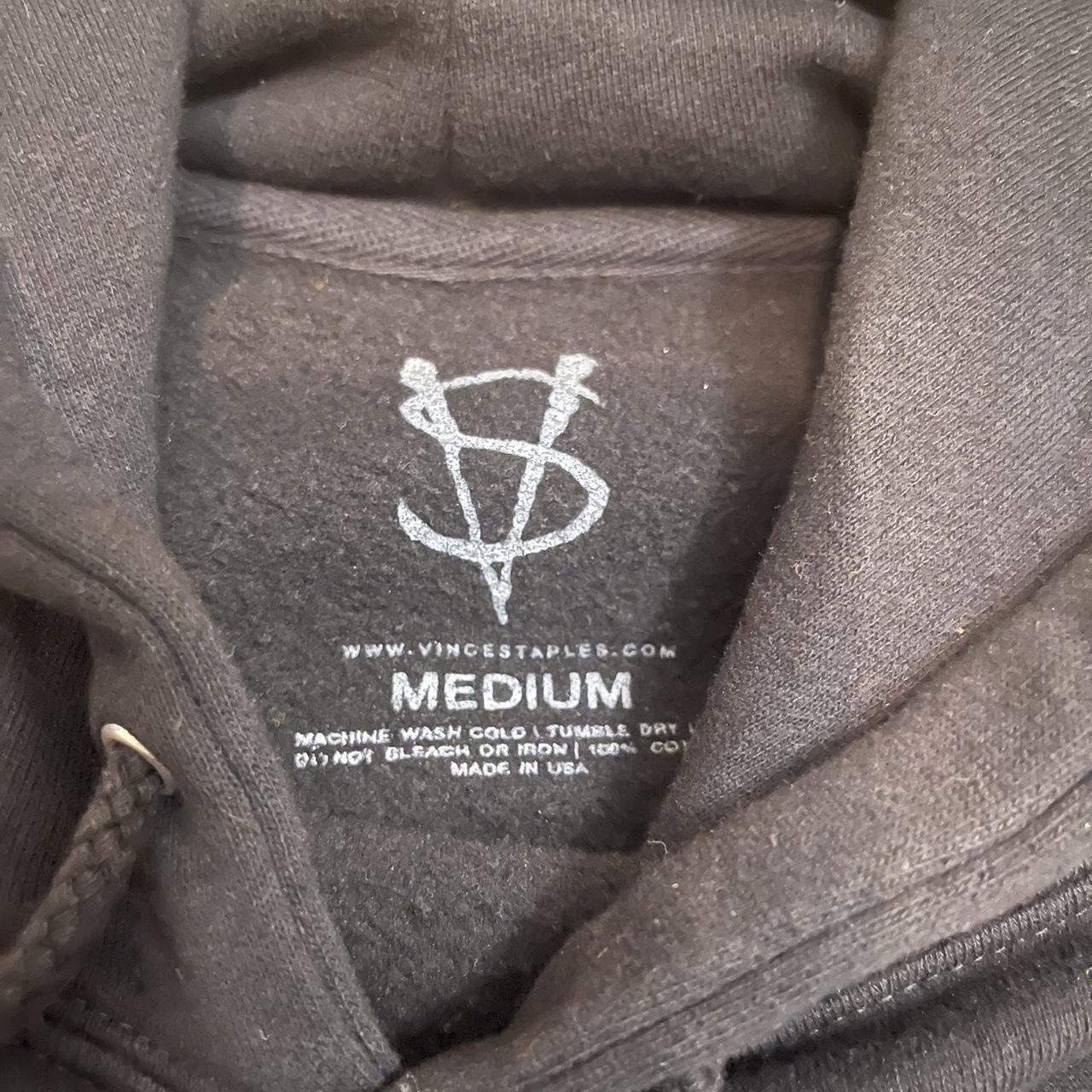 2017 BIG FISH THEORY Vince staples tour hoodie... - Depop