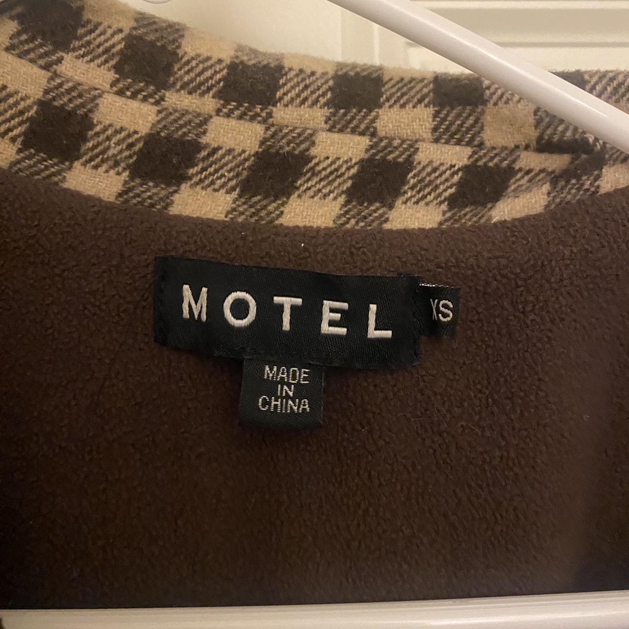 Motel Rocks oversized checked jacket - Depop