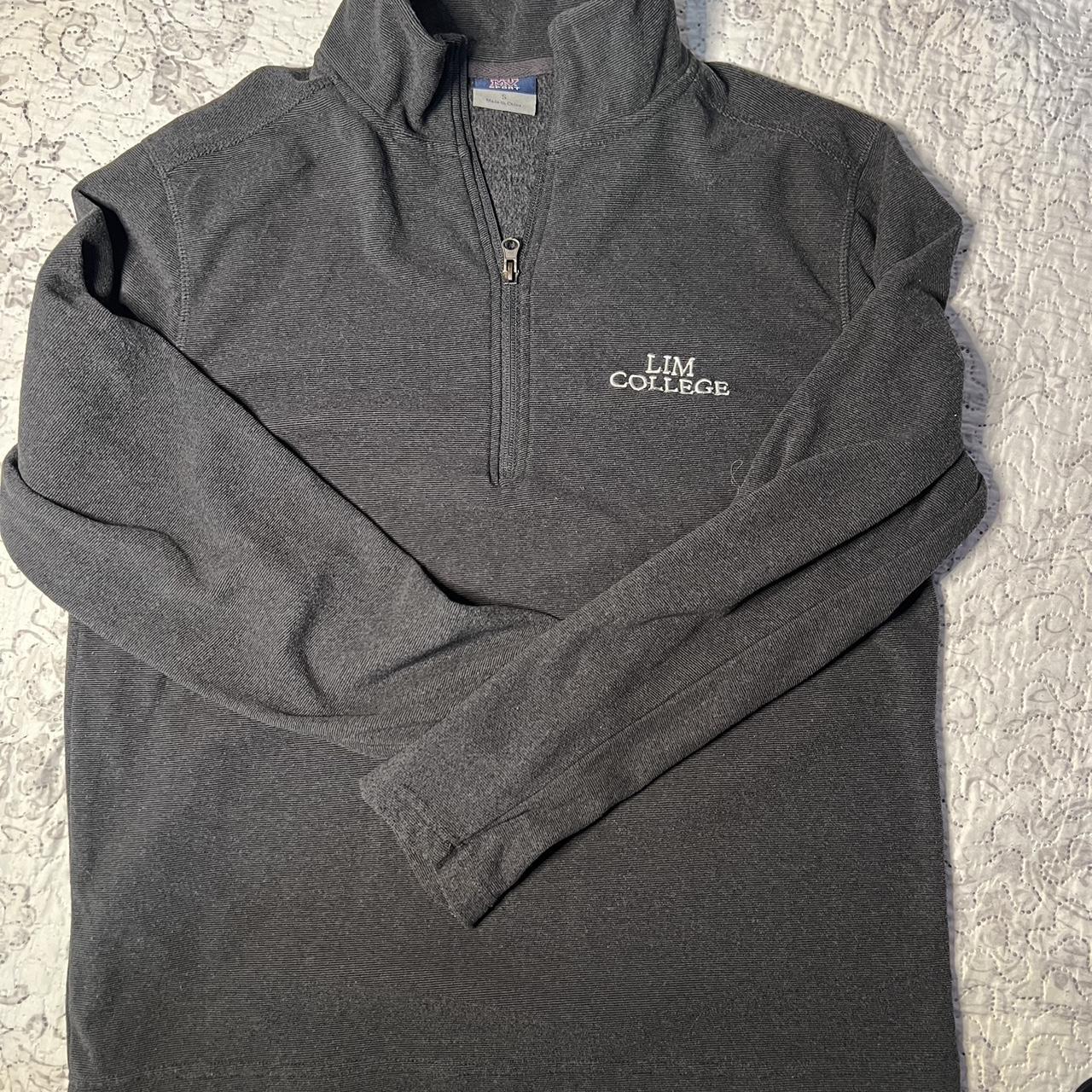 LIM college zip up merch 🤍🩶🖤 - very soft and cozy -... | Depop