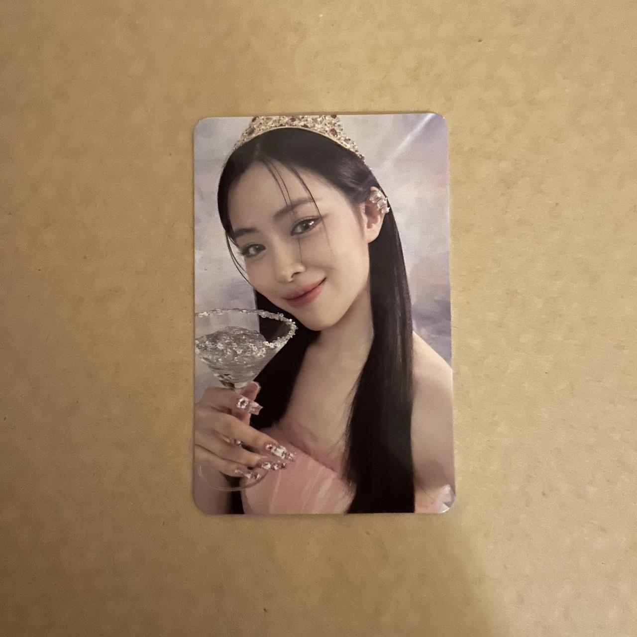 official kpop photocard itzy ryujin free stamped... - Depop