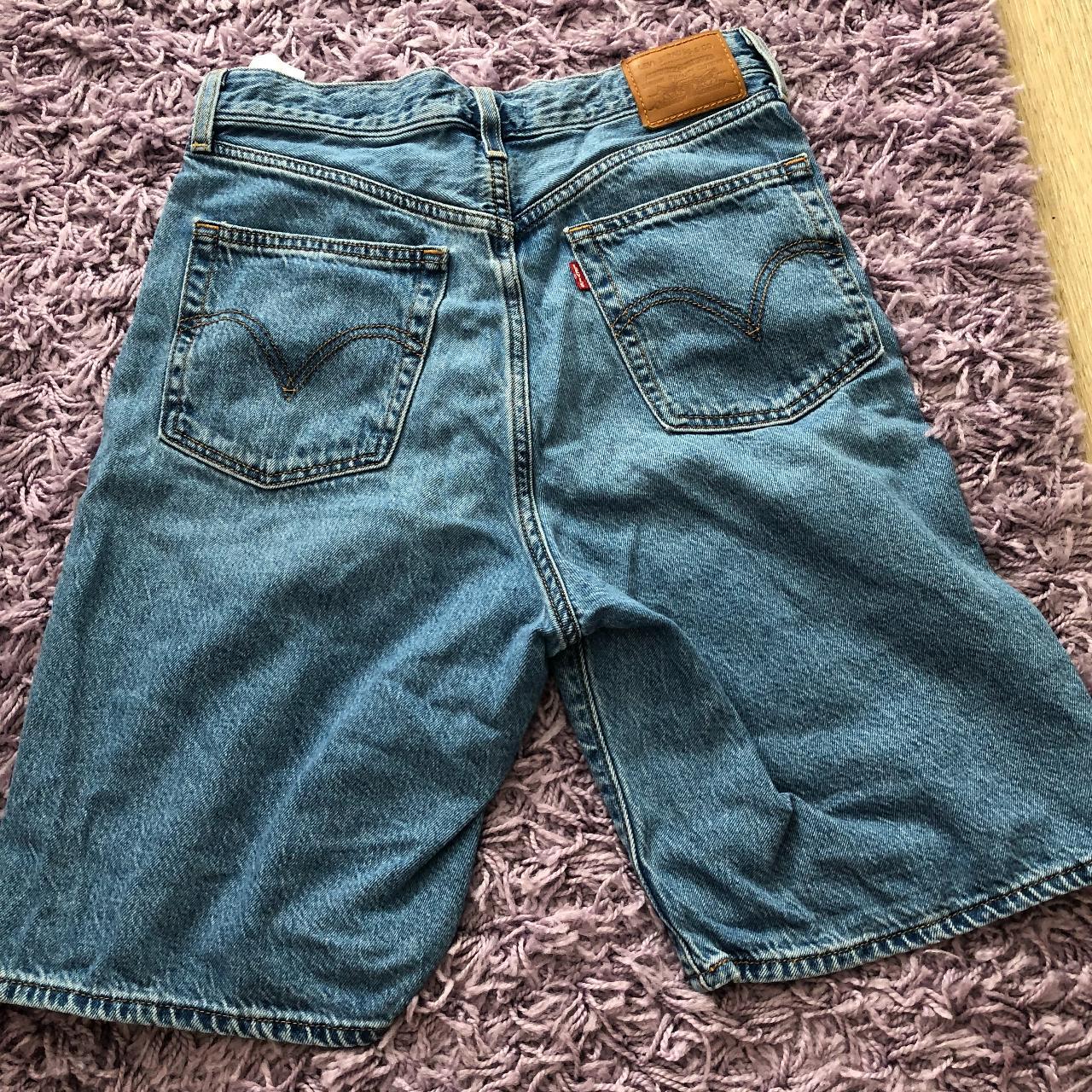 high-waisted levis jorts dm with any questions... - Depop