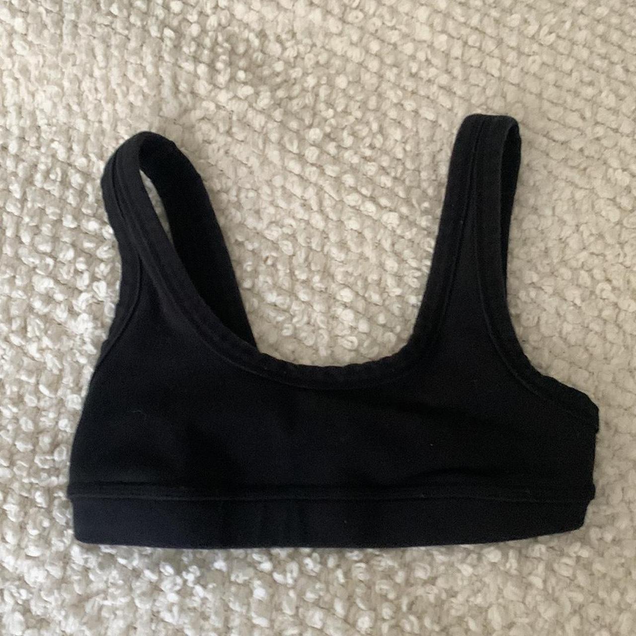Black skims sports bra - Depop