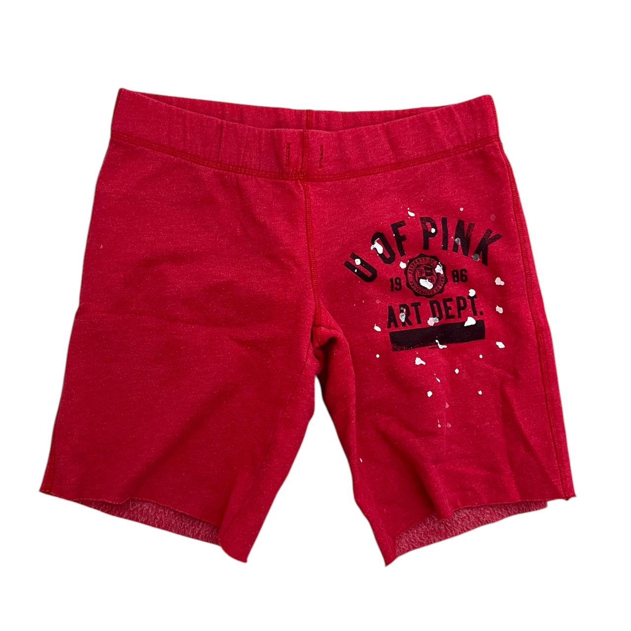 PINK Victoria’s Secret Red Board Shorts ️ - the... - Depop