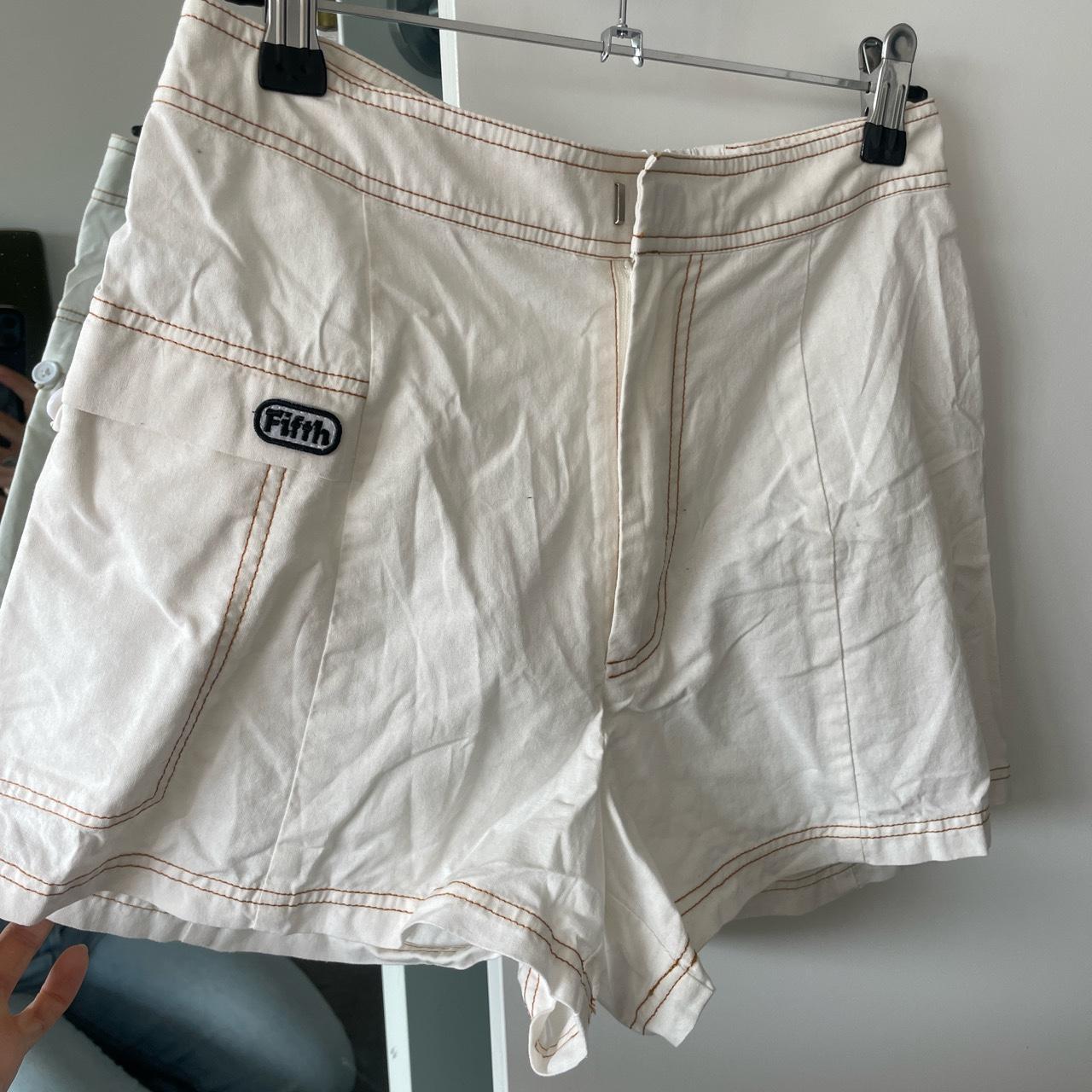 The fifth cotton shorts Cargo style Never worn size... - Depop