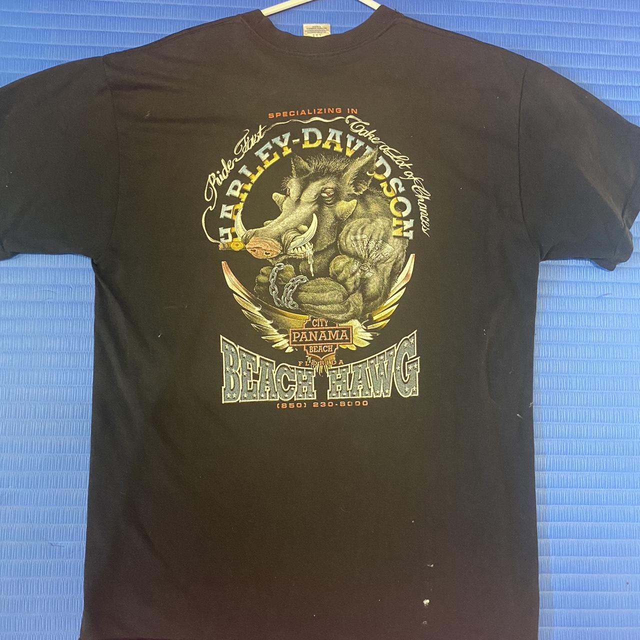 Vintage “Beach Hawg” Harley Davidson shirt - comes... - Depop