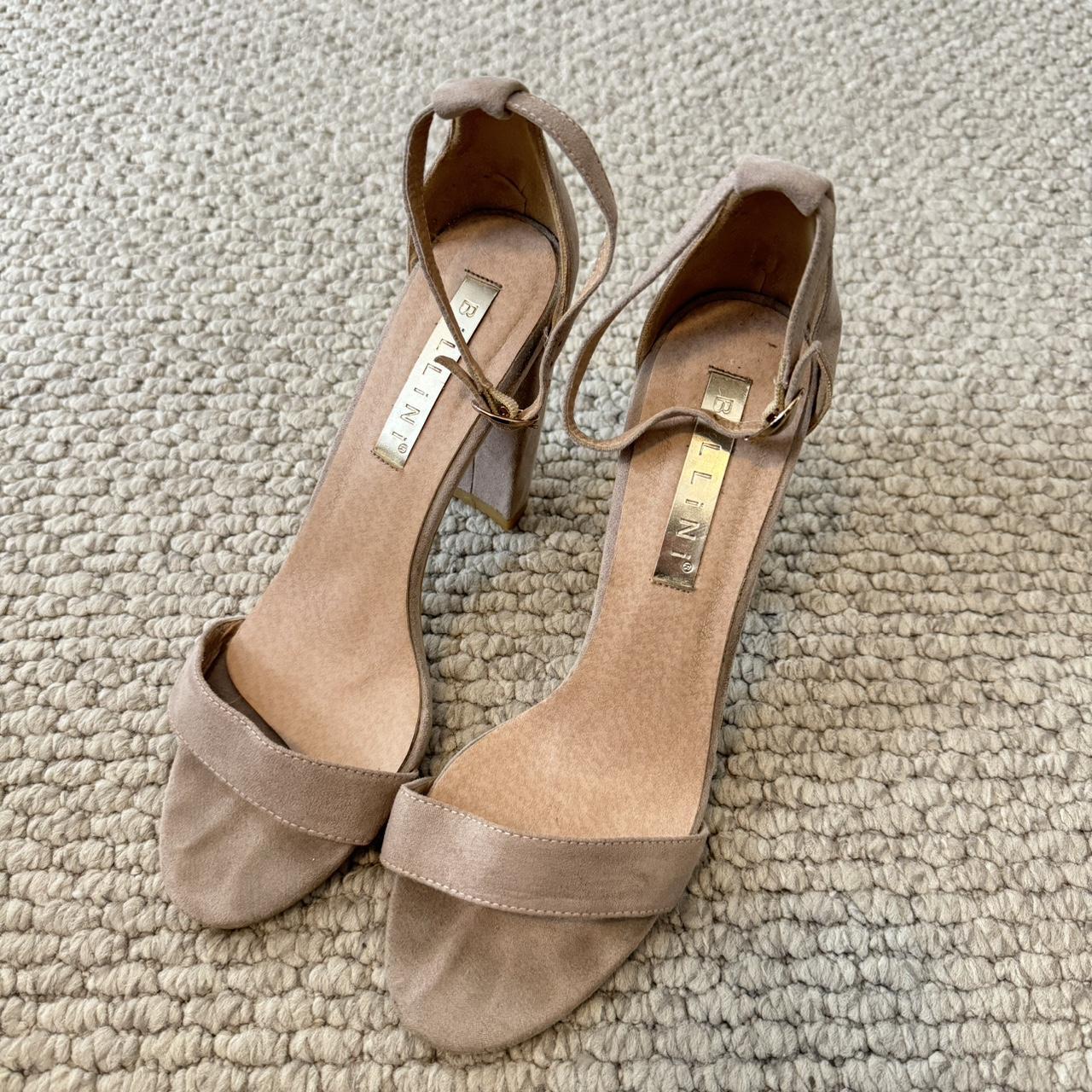 - billini high heels - a bit worn, but still in good... - Depop