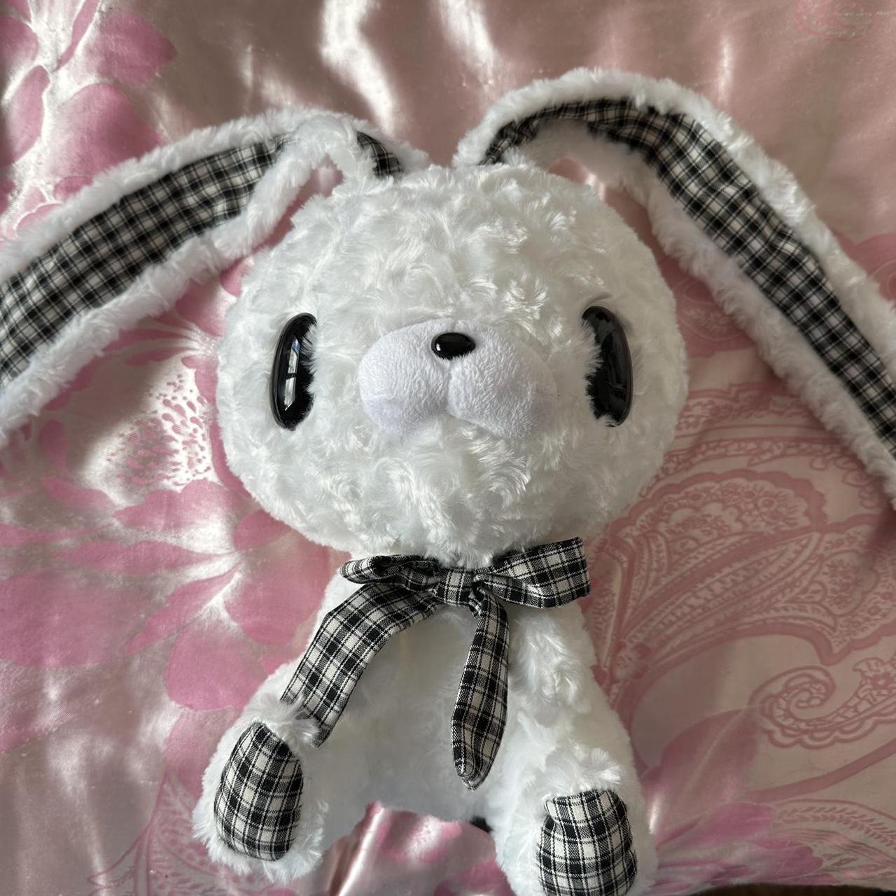 Gloomy Bear Chax Bunny Mono Check Around 30cm Still... - Depop