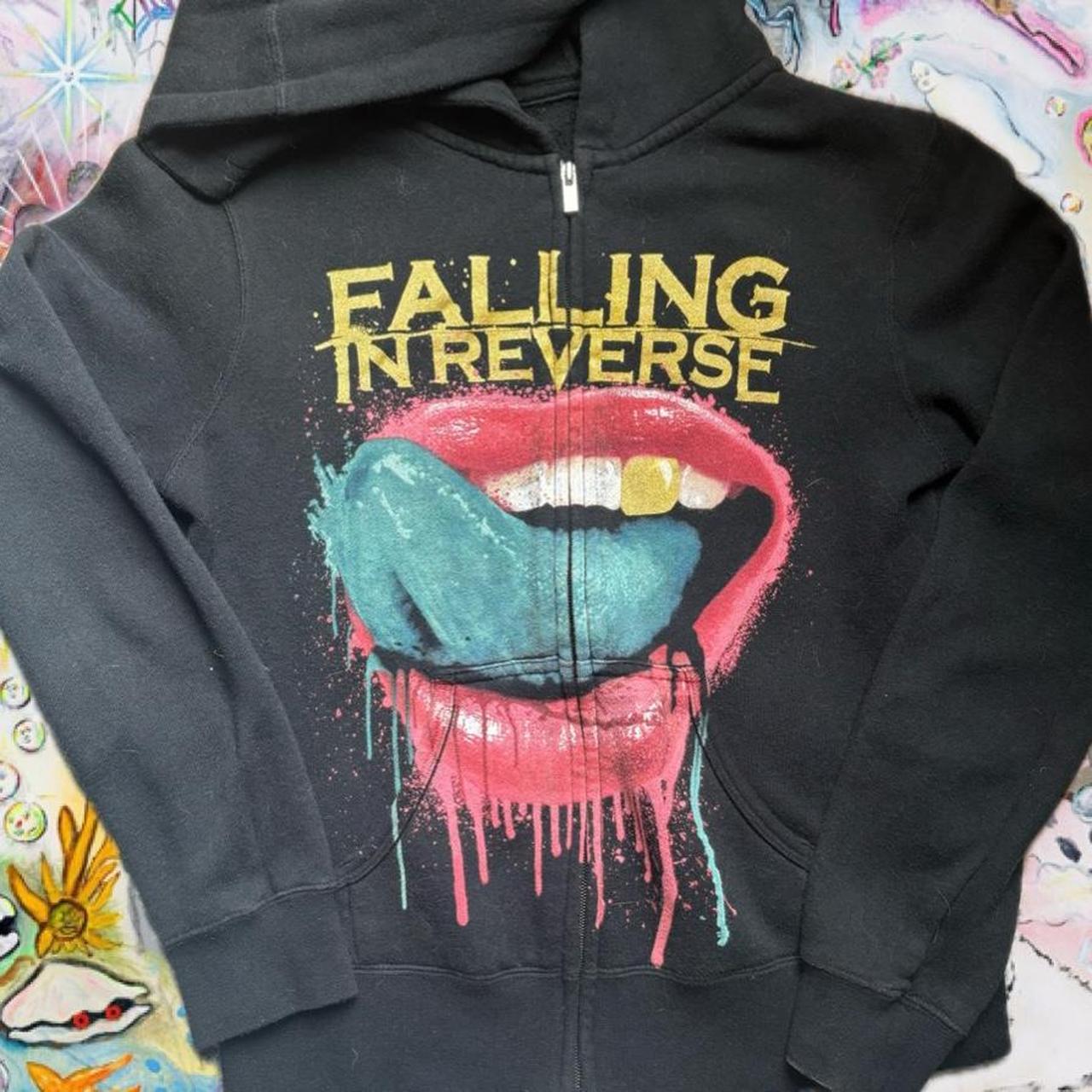 falling in reverse just like you hoodie missing tag... - Depop