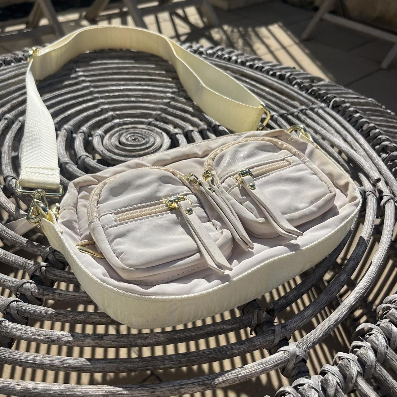 cream poppy lissiman bobby bag super practical and... - Depop