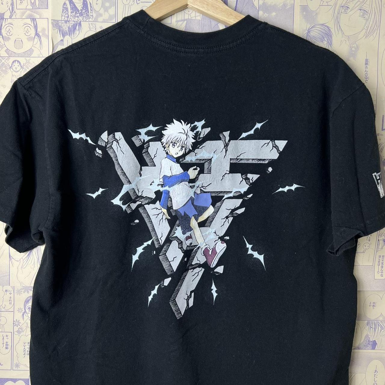 Essential black hunter x hunter killua hypland shirt... - Depop