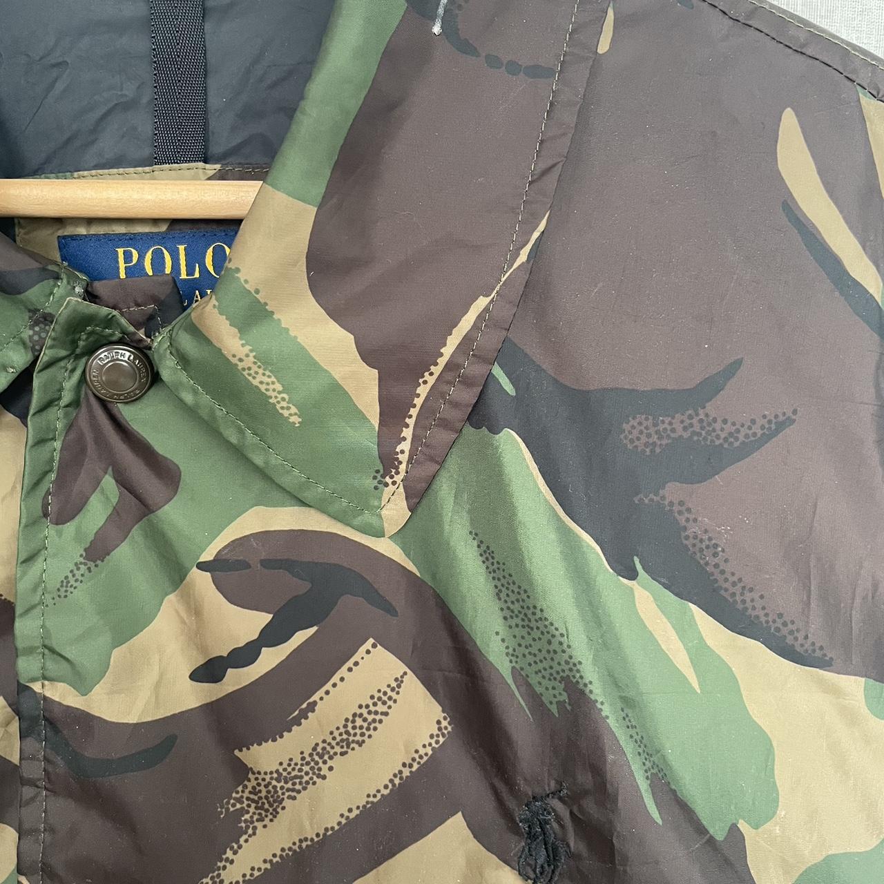 Ralph Lauren Camo rain jacket / windbreaker. Awesome... - Depop