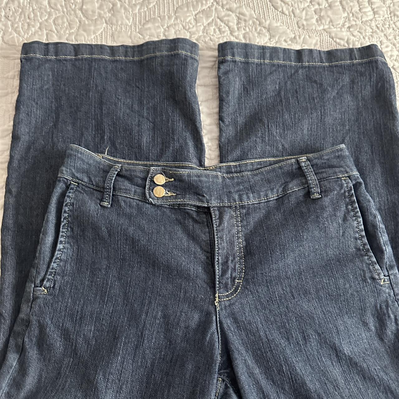 Nine West wide leg jeans Waist 15.5 inches Full... - Depop