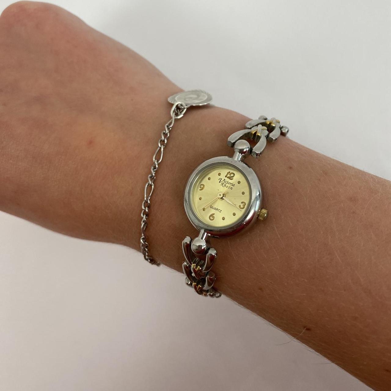 Vintage Victoria Rhein watch Pretty mixed metal... - Depop