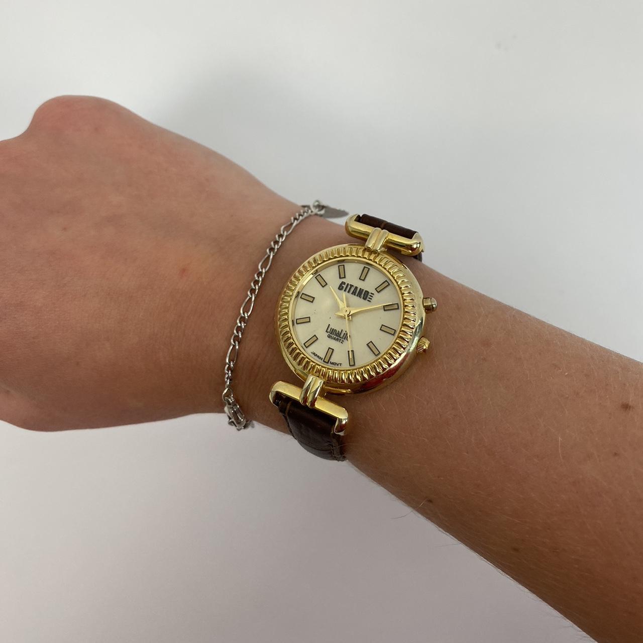 1 oz Vintage Gitano watch Love the ridges around... - Depop