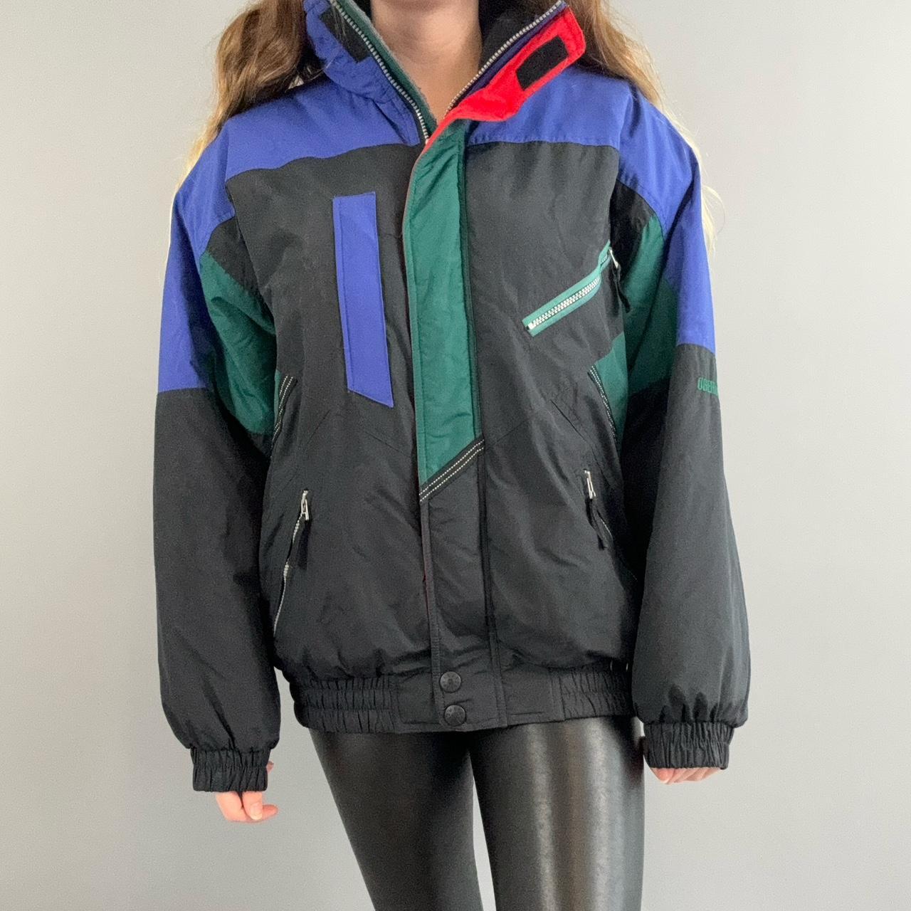 Vintage Obermeyer ski jacket Super fun pops of... - Depop