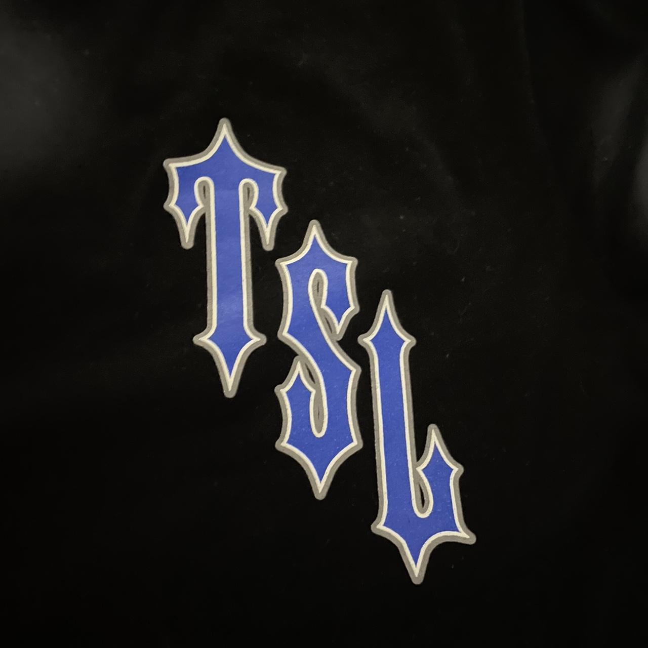 Trapstar Men's Black and Blue T-shirt | Depop