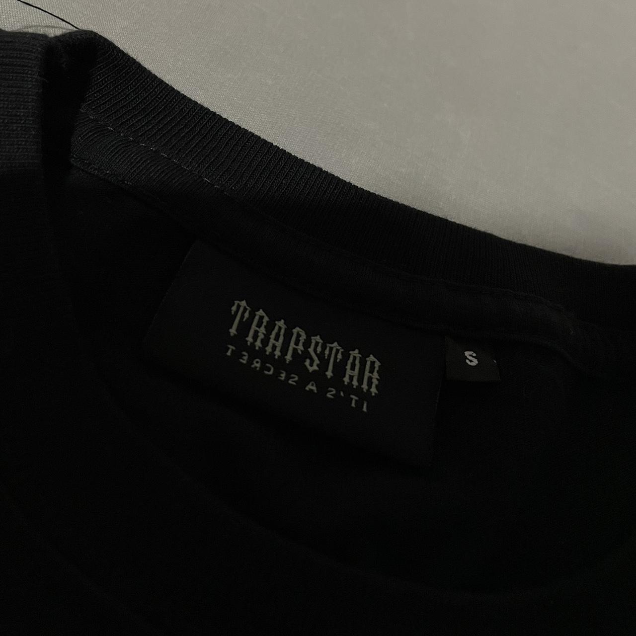 Trapstar Men's Black and Blue T-shirt | Depop