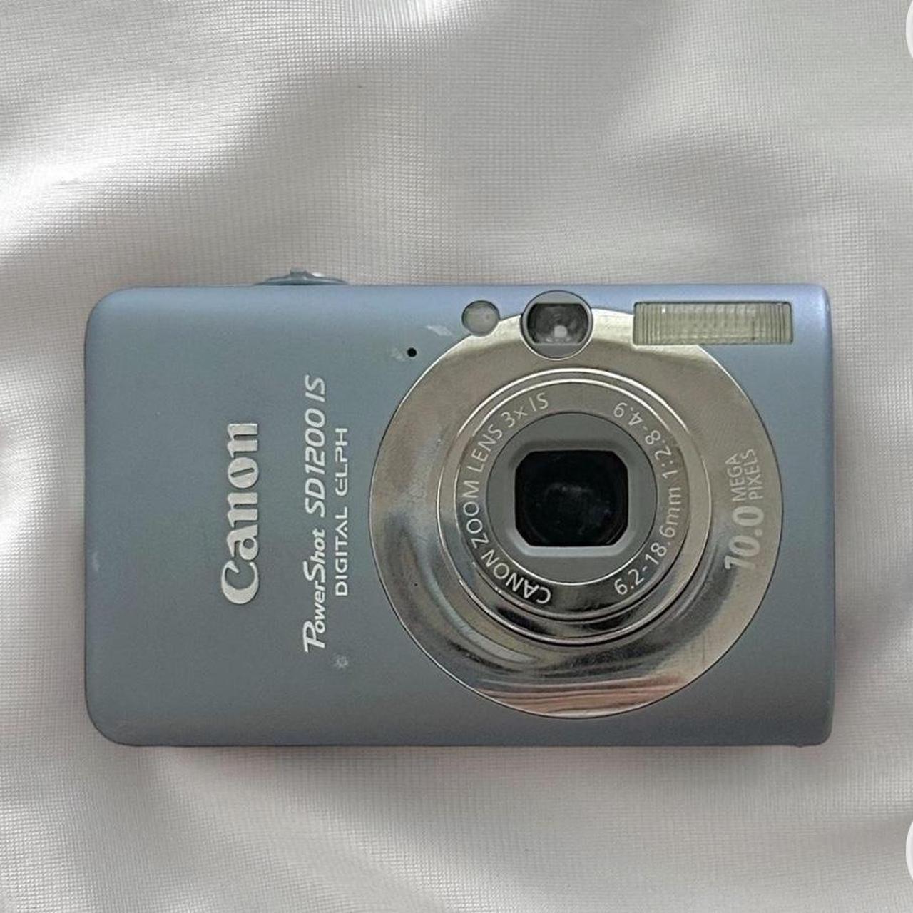 Canon PowerShot SD1200 Bluish-Grey Digital Camera... - Depop