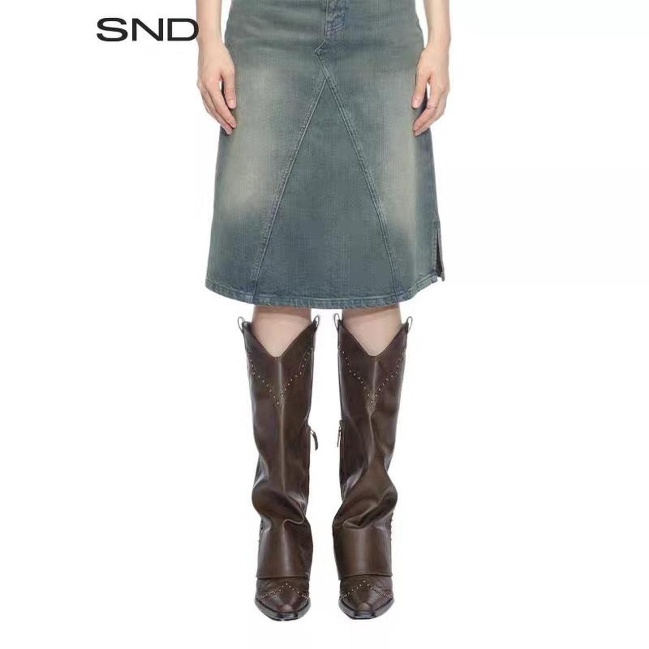 1 Cothen Western Cowboy Boots Brown Size 36 Brand... - Depop