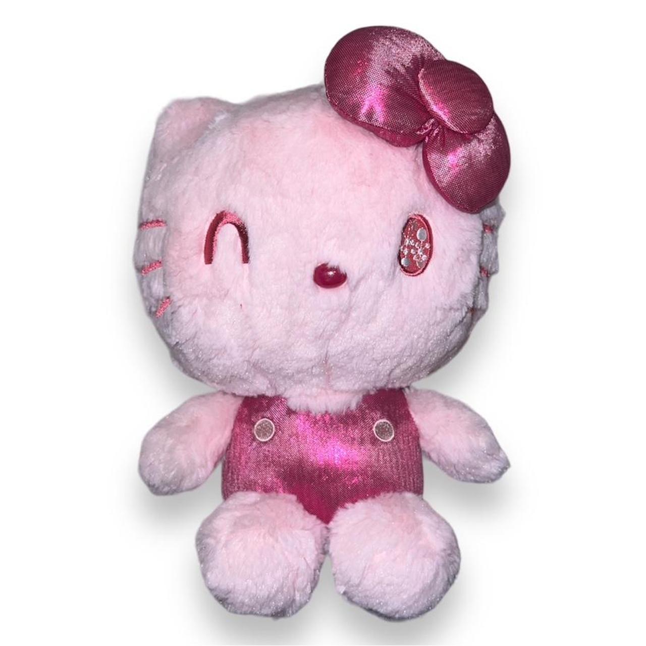 💗 PINK FUZZY HELLO KITTY PLUSH FROM 2019 💗 ♡ no... - Depop